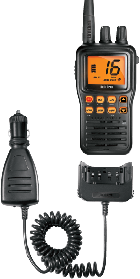 Uniden MHS75 Submersible Handheld Two-Way VHF Marine Radio – Uniden ...