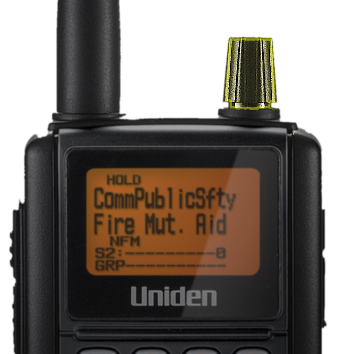 Volume and Squelch Knob for Uniden BC346XT Radio Scanner — Uniden ...