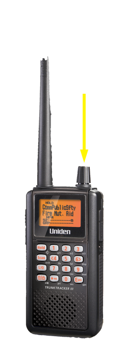 Volume and Squelch Knob for Uniden BC346XT Radio Scanner — Uniden ...