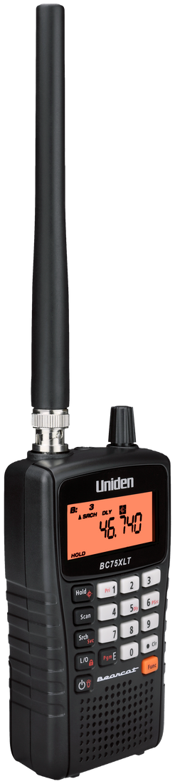 Uniden BC75XLT Handheld Analog Radio Scanner – Uniden America Corporation