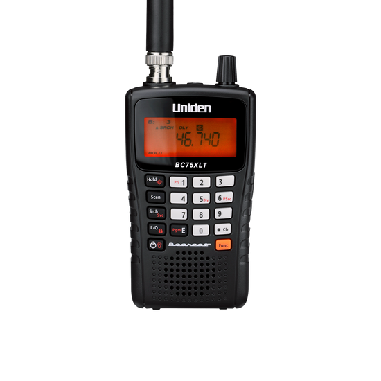 Uniden BC75XLT Handheld Analog Radio Scanner – Uniden America Corporation