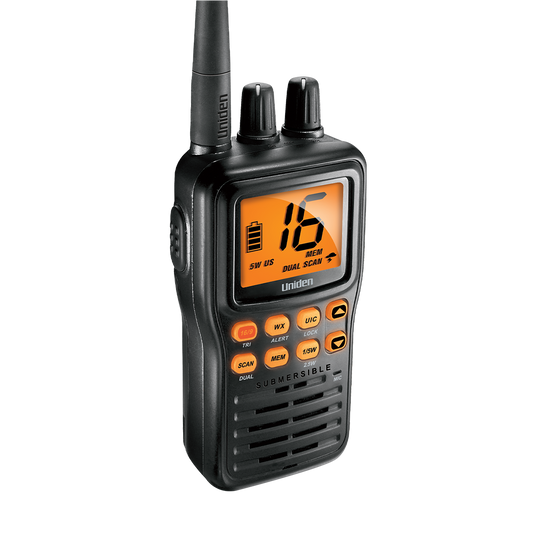 Uniden MHS75 Submersible Handheld Two-Way VHF Marine Radio – Uniden ...