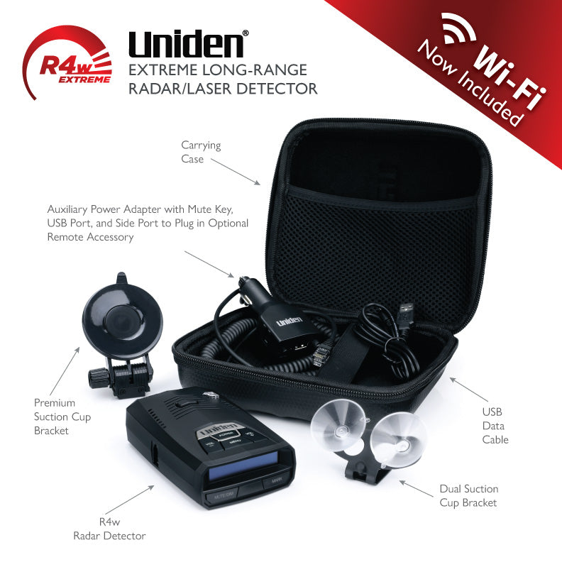Uniden R4w Laser Radar Detector – Long-Range Protection – Uniden ...