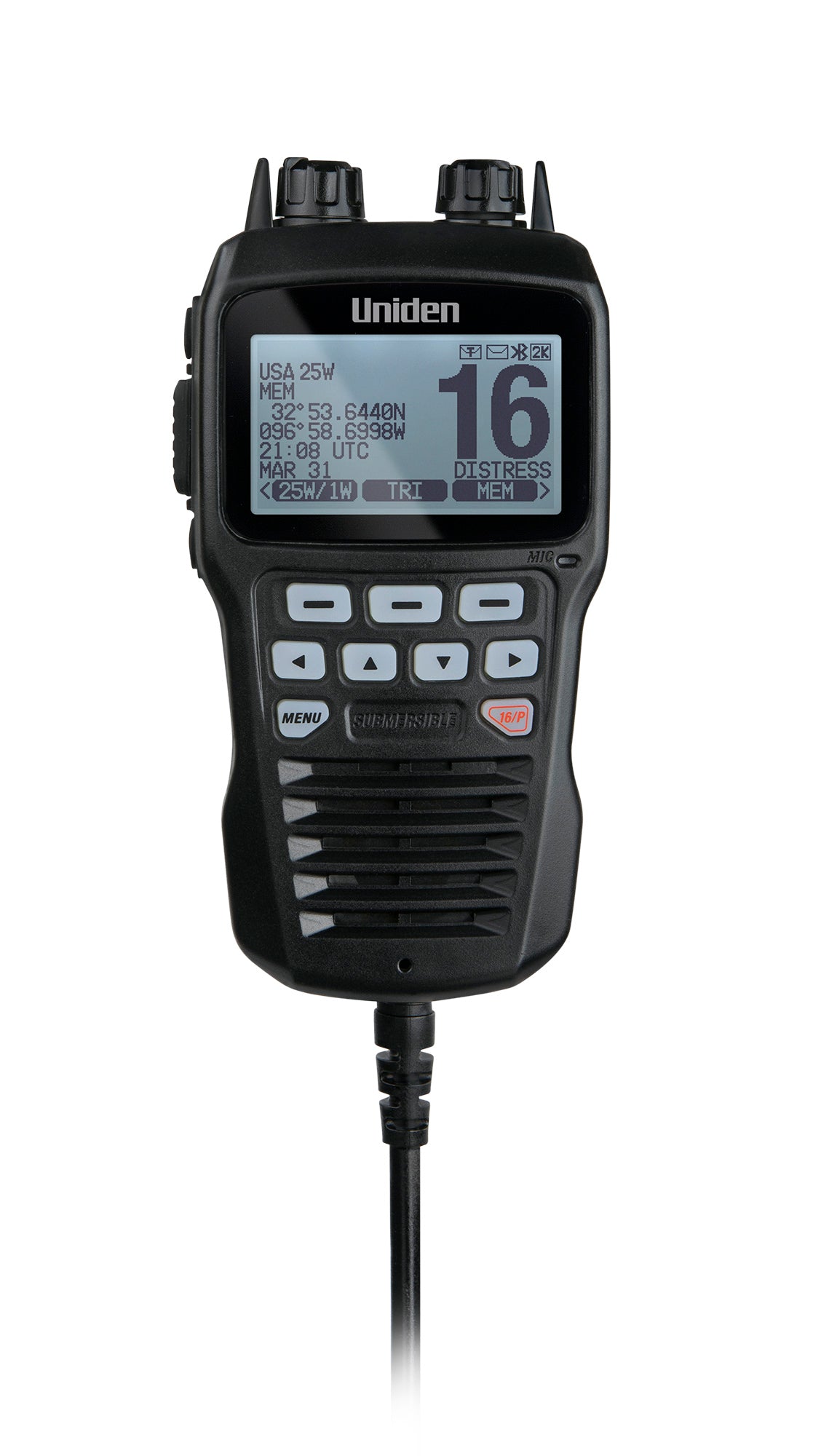 Uniden UMRMICBK Remote Microphone for UM725 Marine Radio – Uniden ...